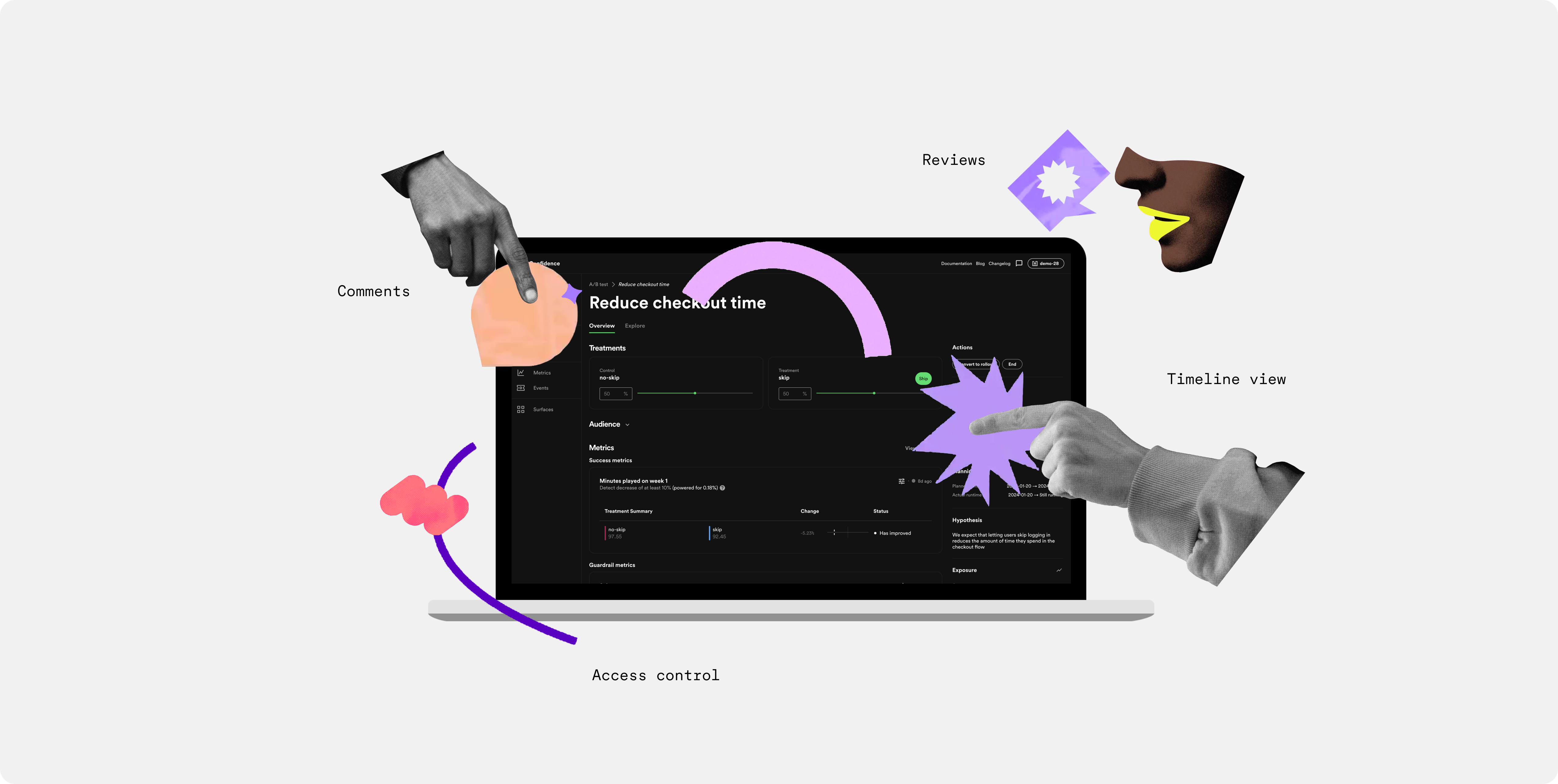 Collaboration Fuels Efficient Experimentation | Confidence Documentation